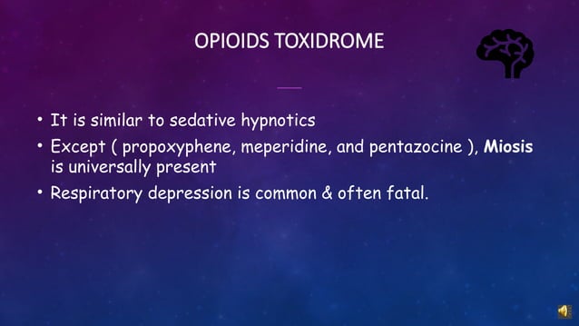 Toxidromes/ Poison Syndromes, signs & symptoms.pptx | Digestive ...