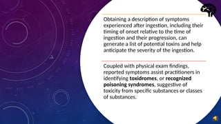 Toxidromes/ Poison Syndromes, signs & symptoms.pptx