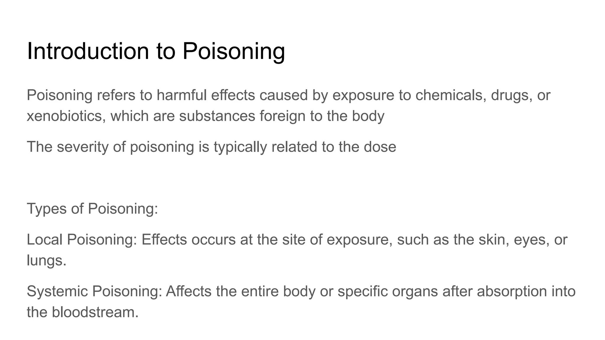 A Syndromic approach to poisoning - Toxidromes | PPT