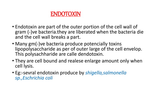 Toxin(Bacterial Toxin) || Microbiology || | PPT | Free Download