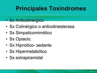 Toxindromes | PPTX
