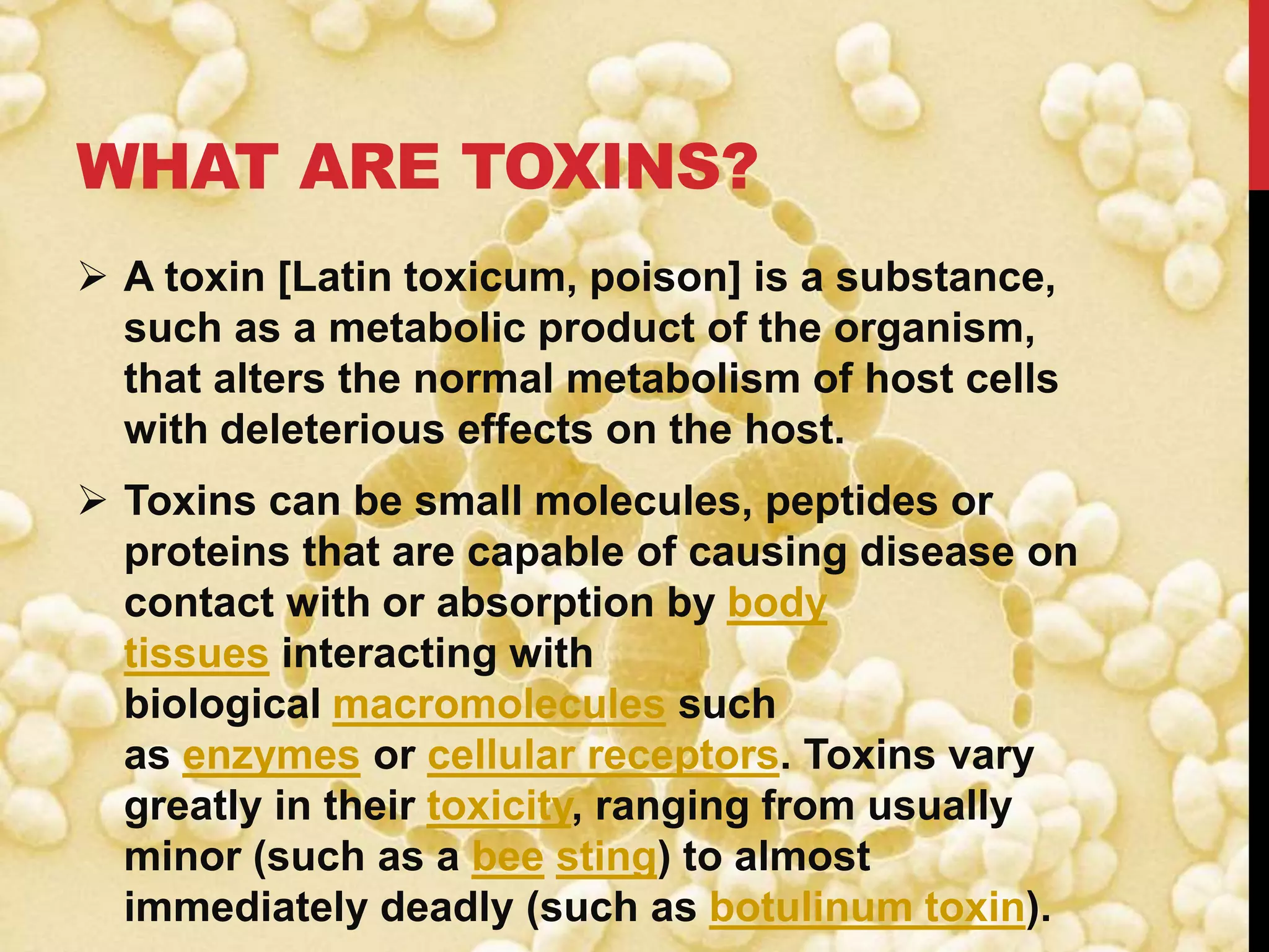 Toxins | PPTX
