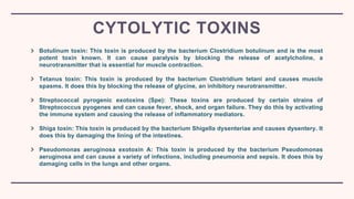TOXINS.pptx | Blood Disorders | Diseases and Conditions