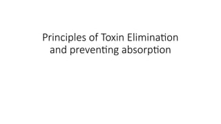 toxins and its impact - forensic science | PPT