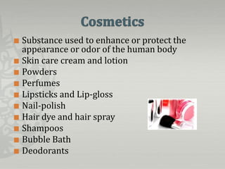 Toxins In Cosmetics Presentation | PPTX