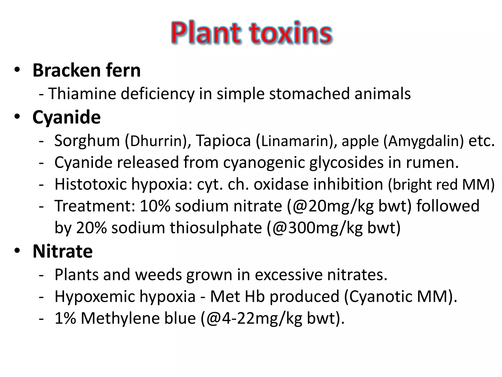 Toxins and poisons affecting nervous system of animals | PDF