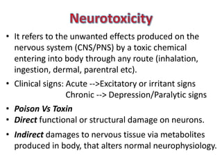 Toxins and poisons affecting nervous system of animals | PDF