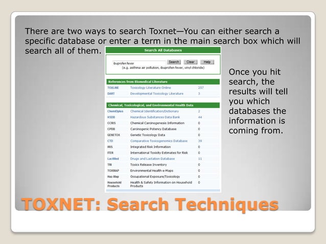 Toxnet | PPT