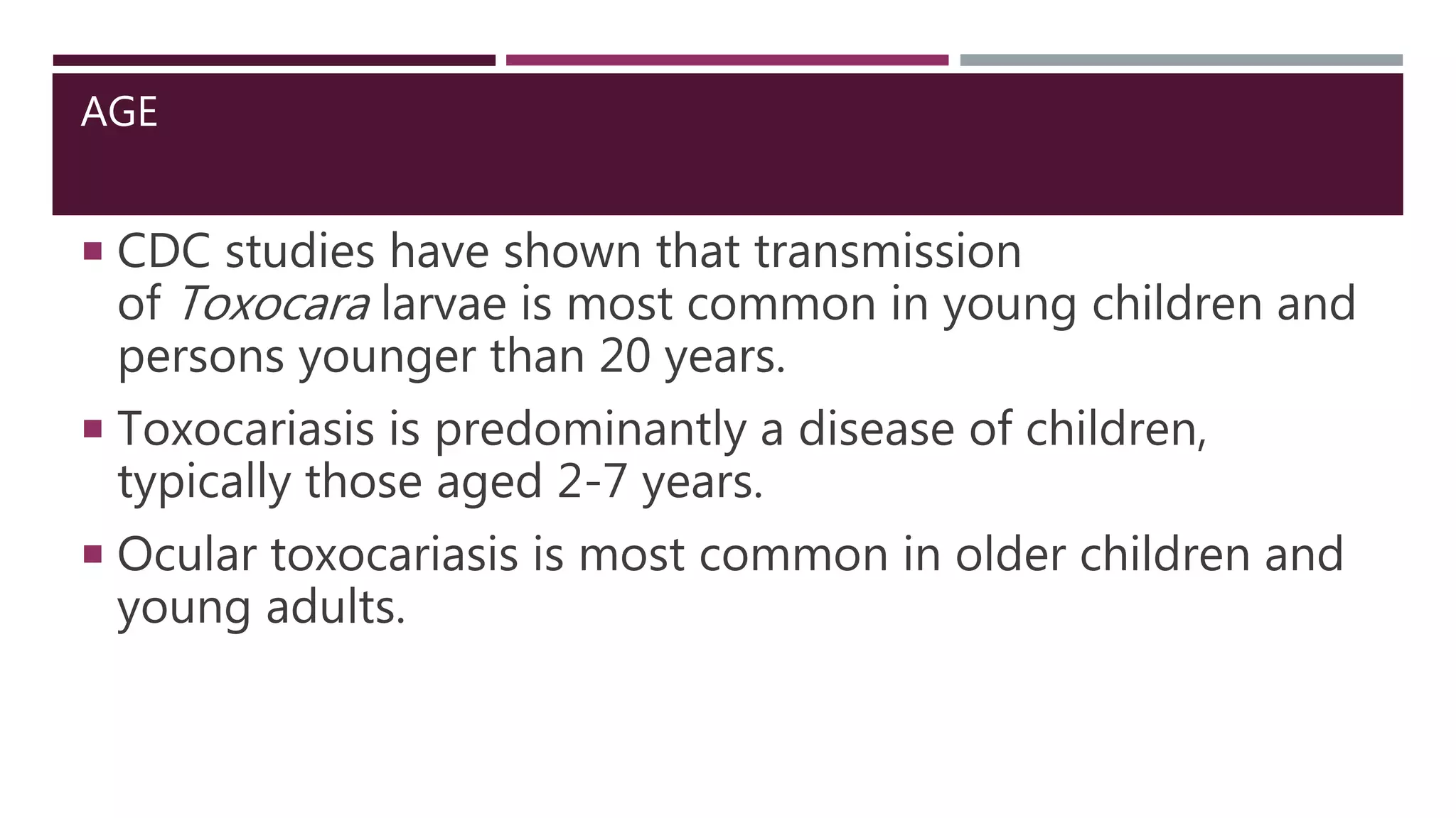 Toxocariasis (roundworms) | PPTX