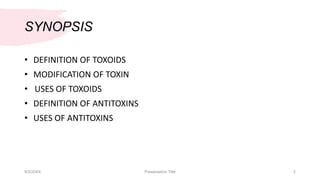 TOXOIDS.pptx