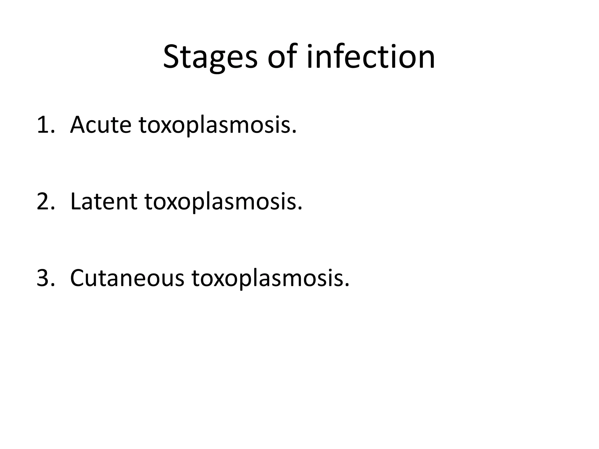 Toxoplasmosis | PPTX