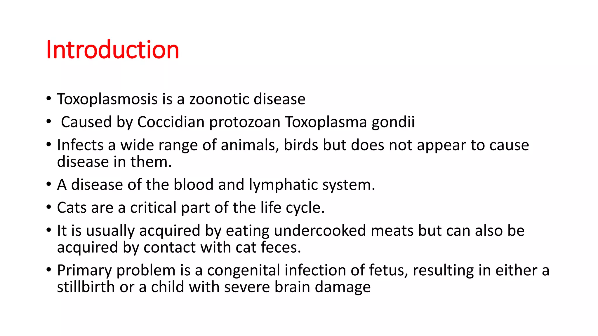 Toxoplasmosis | PPT