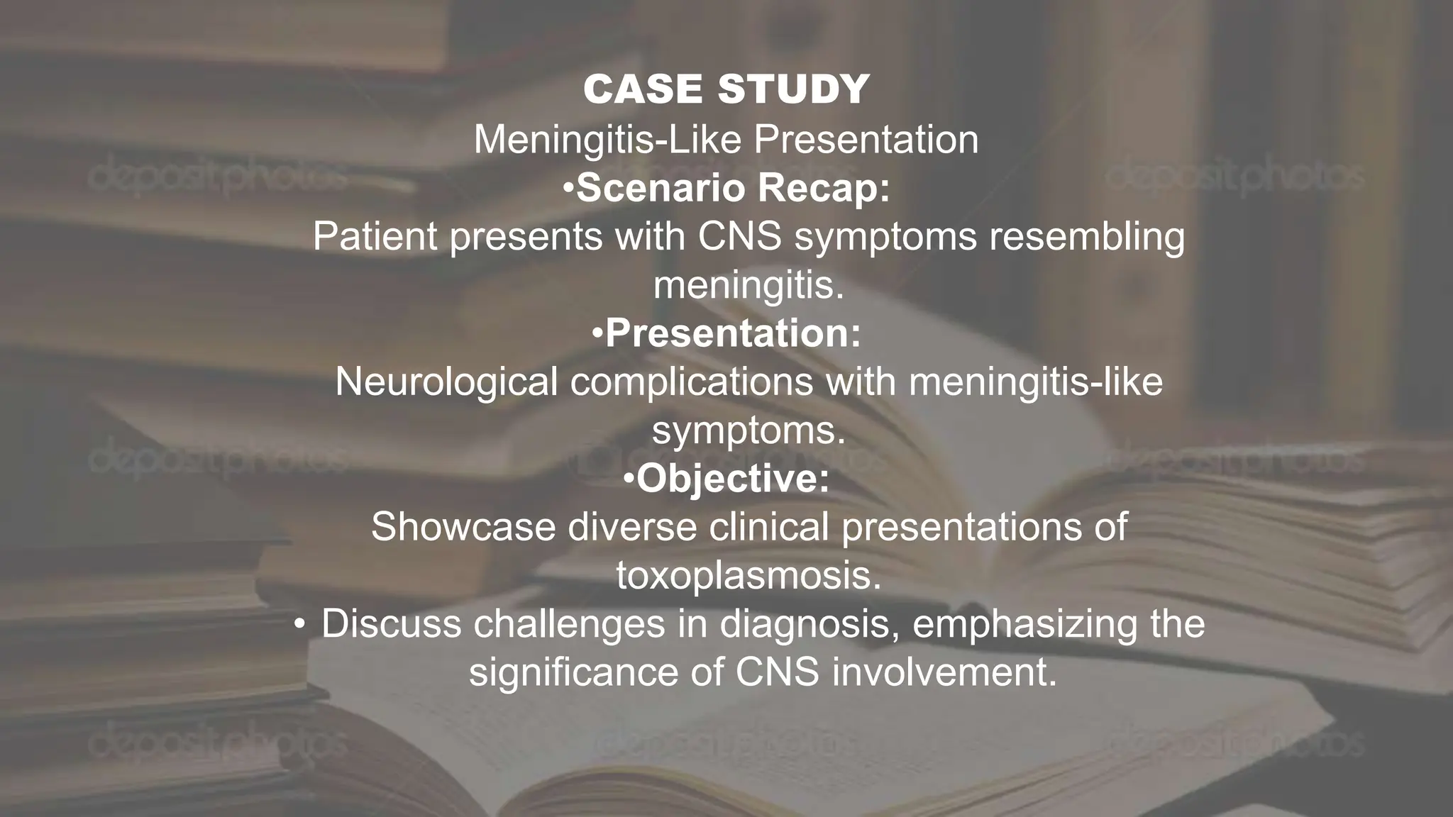 "Toxoplasmosis Associated Meningitis ( infectious disease ) | PPTX