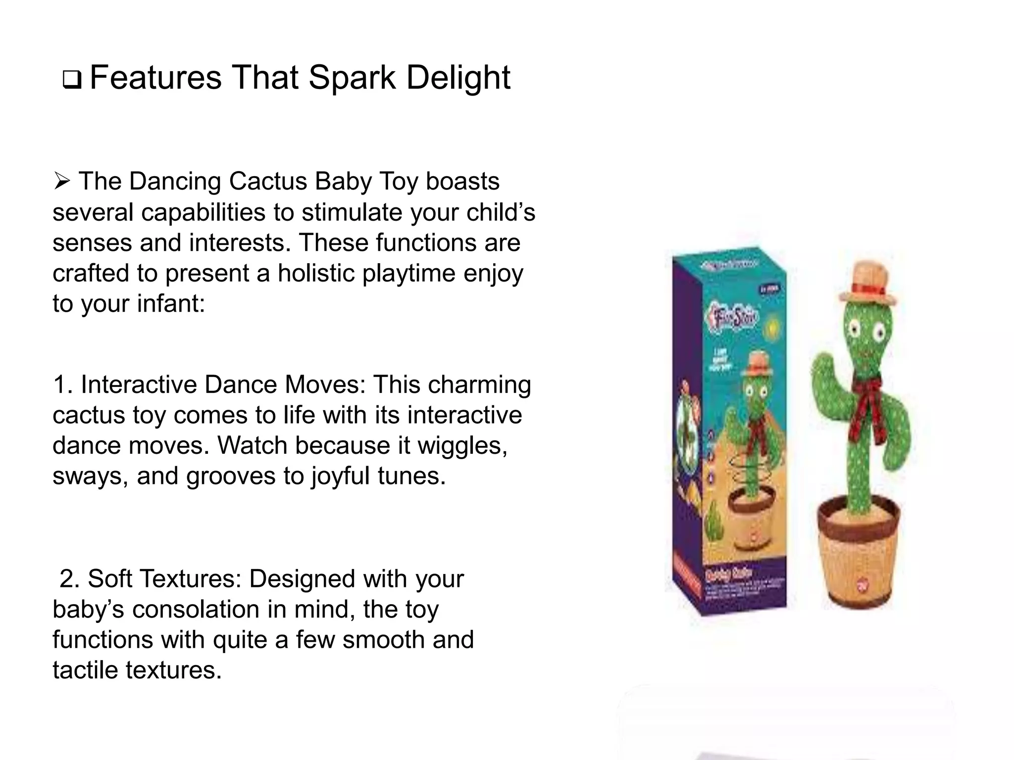 Dancing Cactus Baby Toy | PPTX