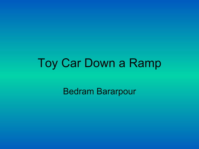 Toy Car | PPT
