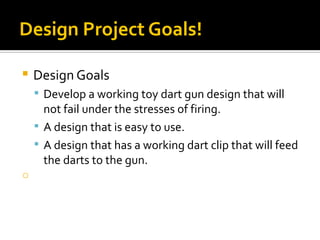 Toy dart gun design | PPT