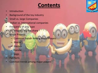 Toy industry | PPTX