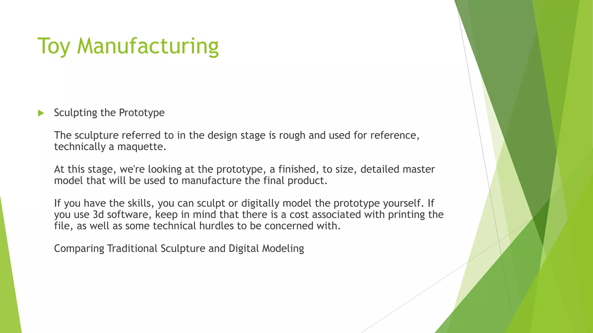 Toy manufacturing processes | PDF