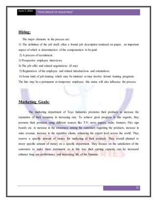 Toyo project mgt | PDF