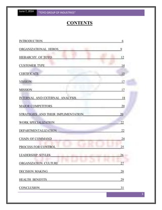 Toyo project mgt | DOCX