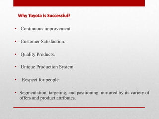 Toyota marketing services | PPT