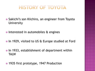 Toyota automobile | PPT