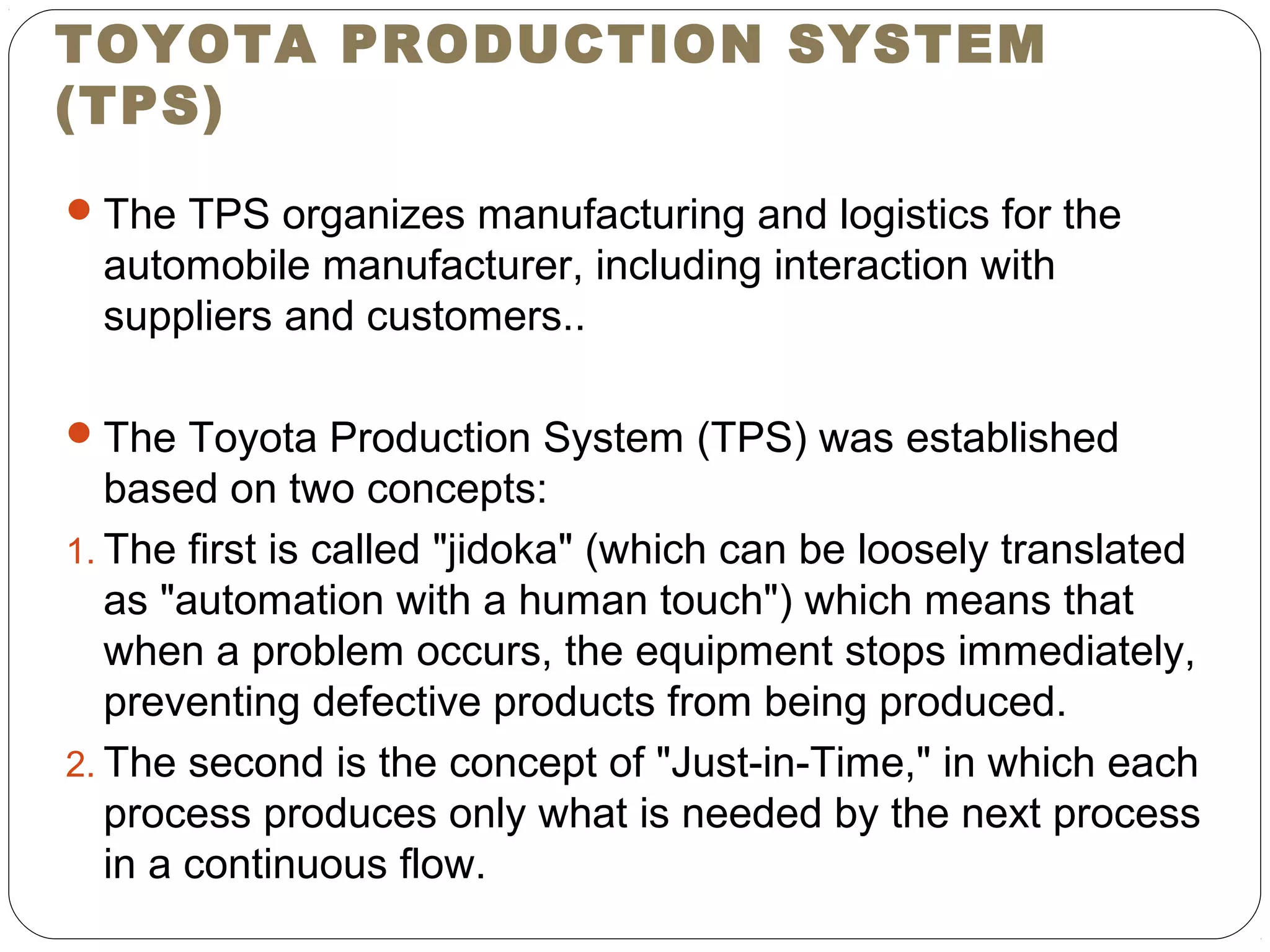 TOYOTA’S KNOWLEDGE MANAGEMENT SYSTEMS | PPT