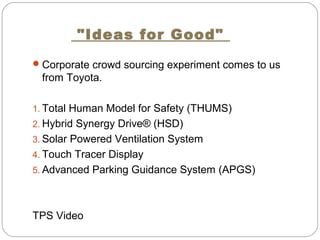 TOYOTA’S KNOWLEDGE MANAGEMENT SYSTEMS | PPT
