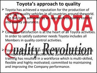 Toyota Quality Revolution Logo