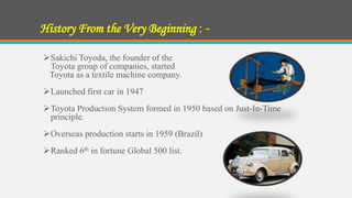 Toyota Company | PPTX