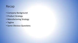 Toyota - Setting Product Strategy | PPT