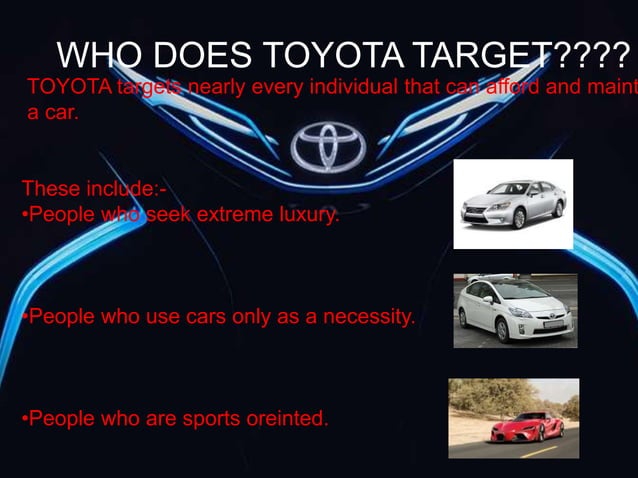 Presenting TOYOTA by Kislay Kant | PPT