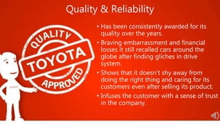#Toyota | PPTX | Automotive Industry | Industries