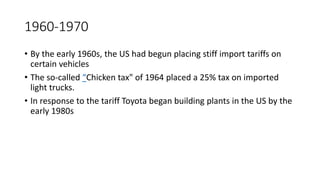 Toyota production history | PPTX