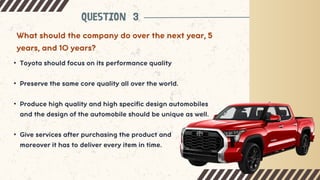 case study of Toyota | PPTX