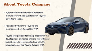 case study of Toyota | PPTX