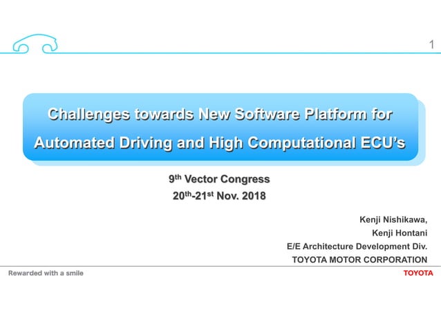 toyota-Challenges towards New Software Platform for Automated Driving.pdf