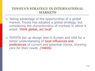Toyota globalization challenges | PPTX