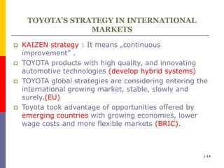 Toyota globalization challenges | PPTX