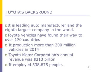 Toyota globalization challenges | PPTX