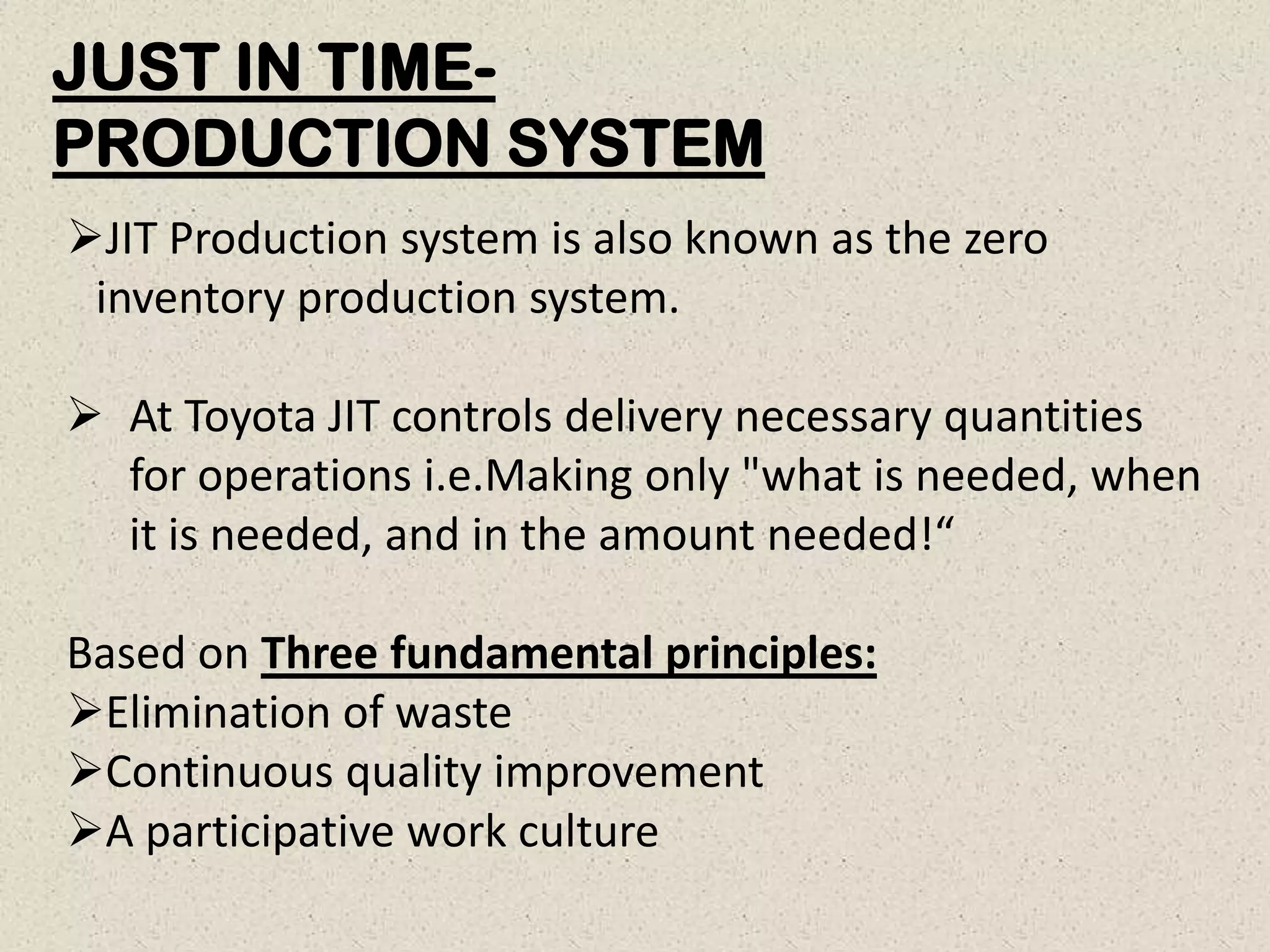 Toyota Production System | PPTX