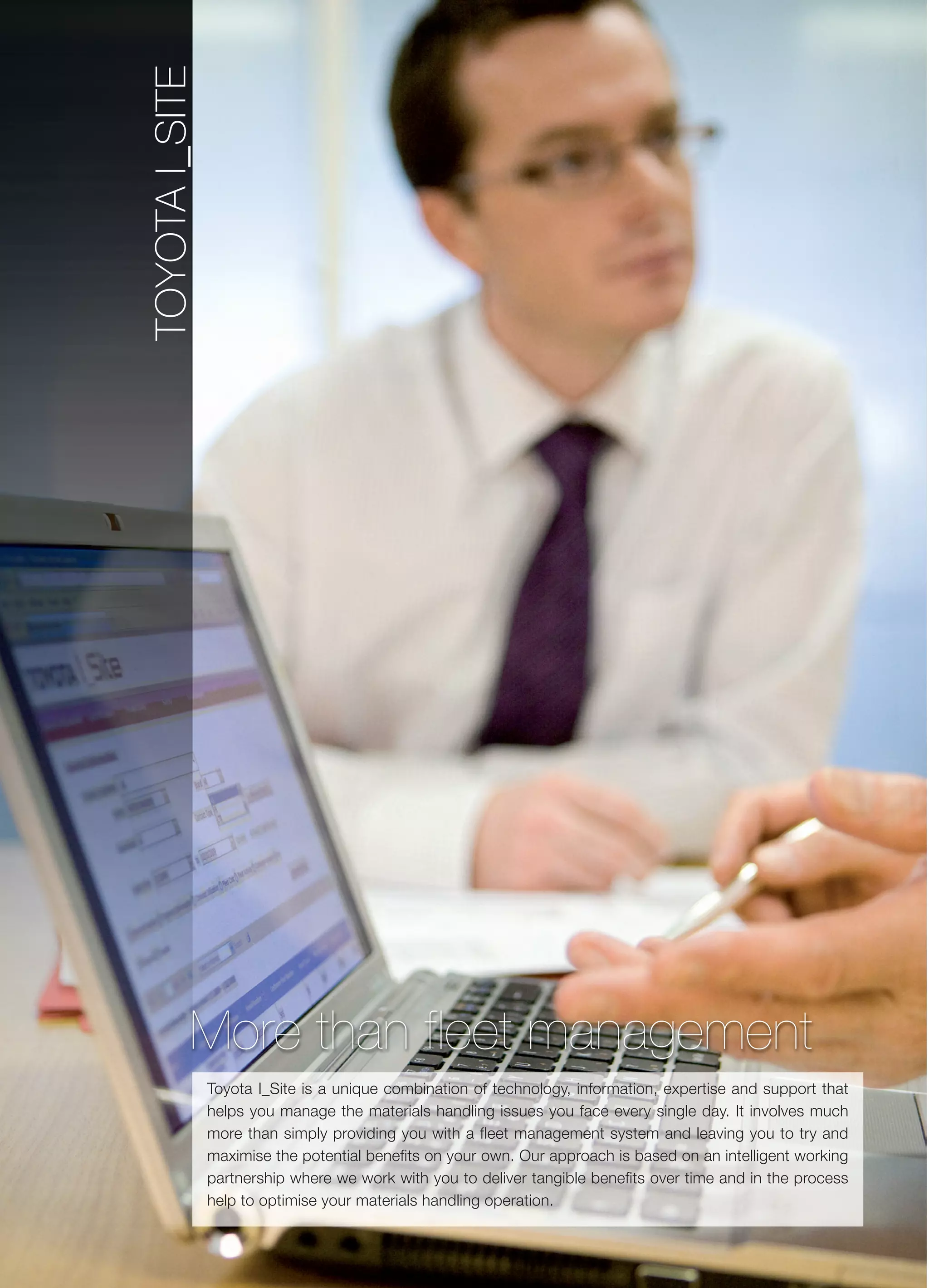 Toyota I_Site Provides Constant Information & Support For Your Forklift ...