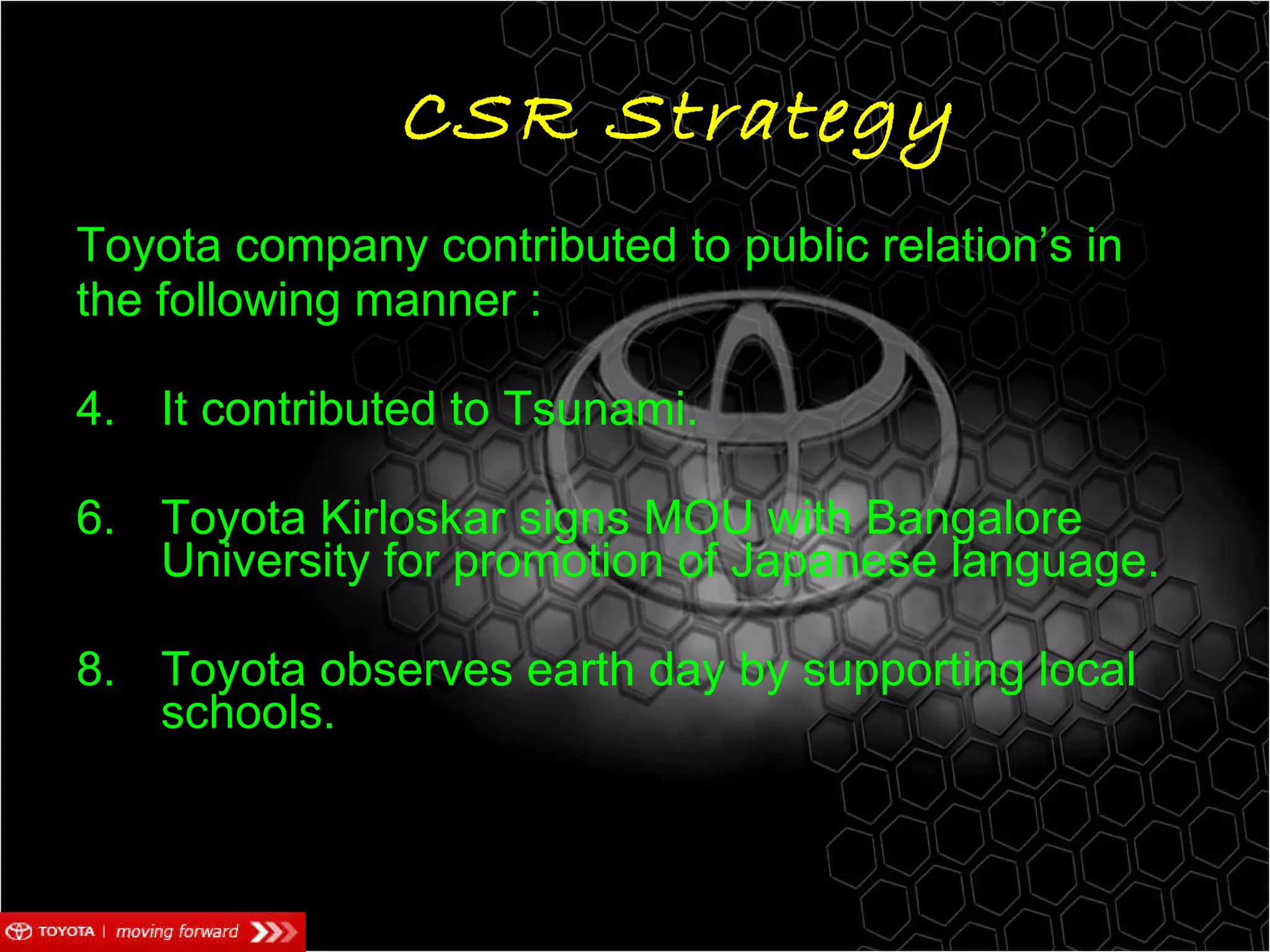 Toyota- International business mgt | PPT