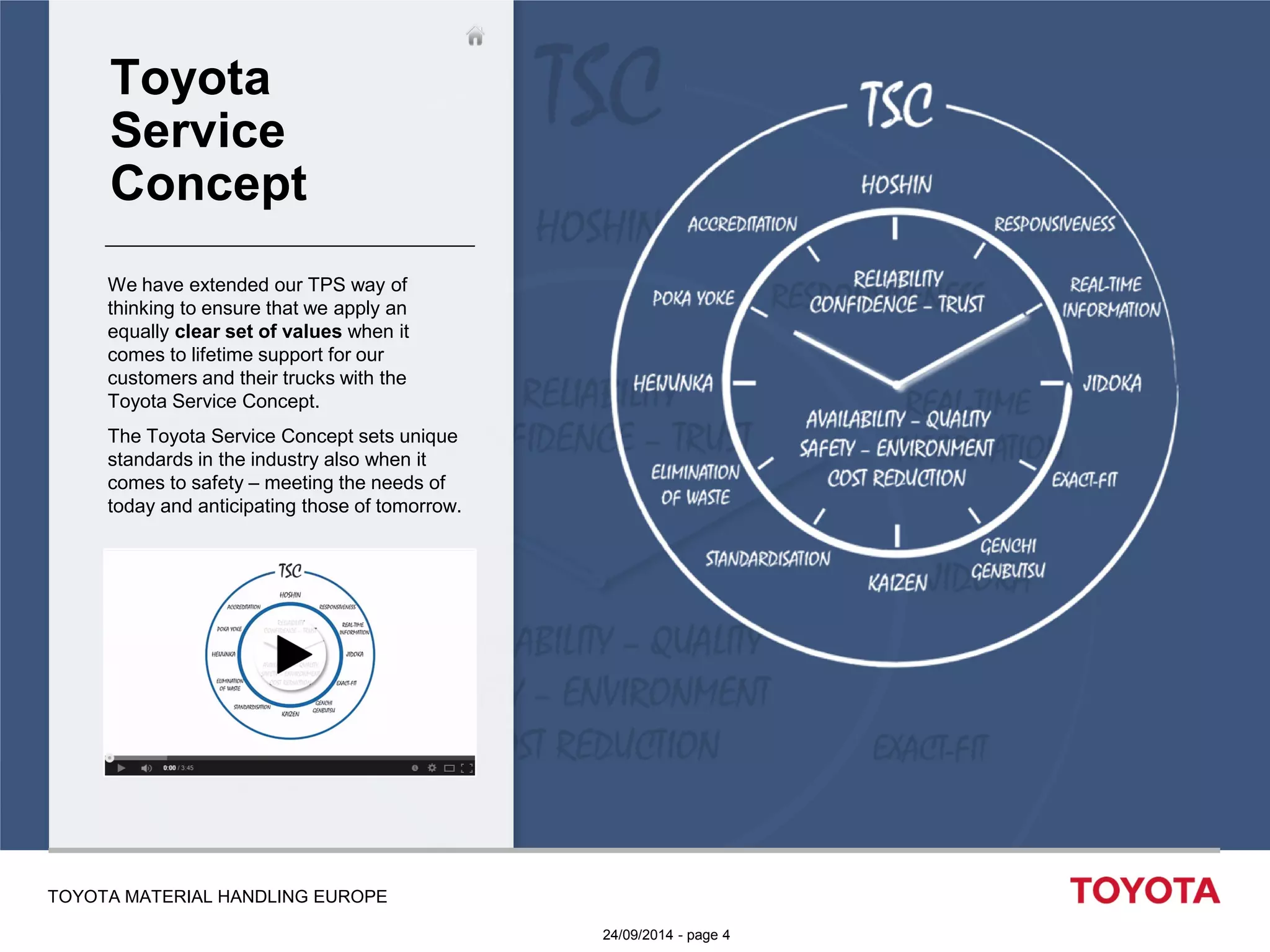 The Focus is Safety with Toyota Material Handling Europe's Leadership ...