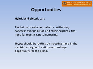 Toyota SWOT Analysis PPT | PPTX