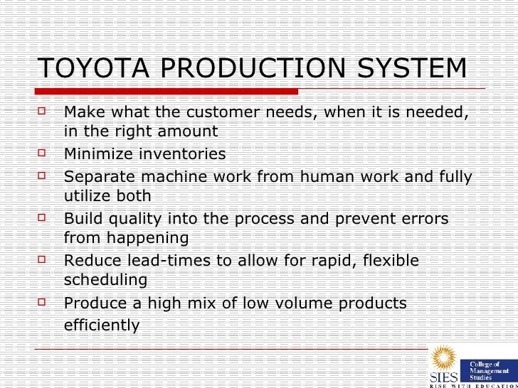 Toyota Production System