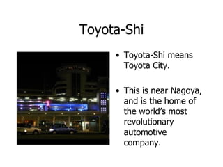 Toyota: Supermarket for Cars | PPT
