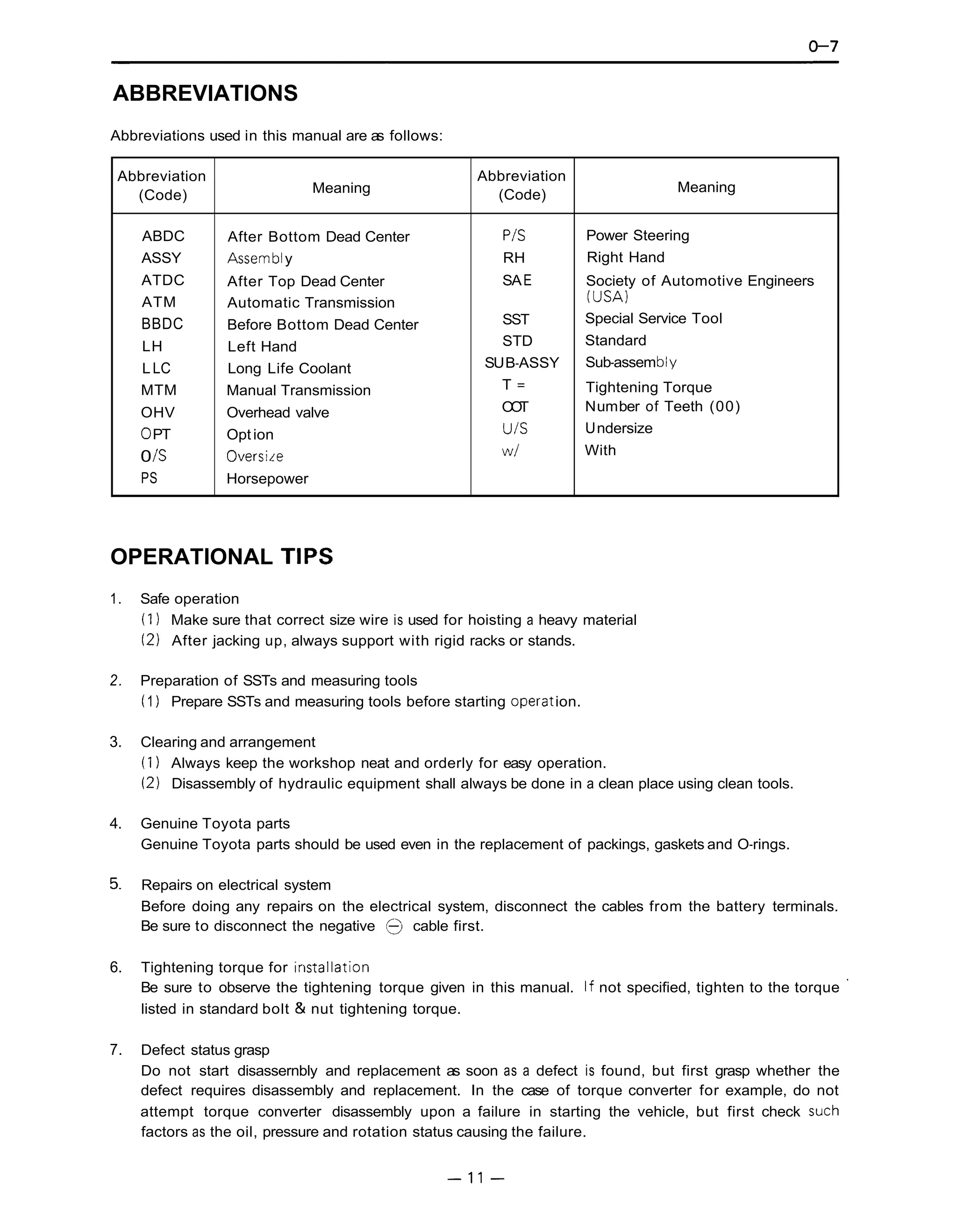 Toyota 60 5fd20 forklift service repair manual | PDF