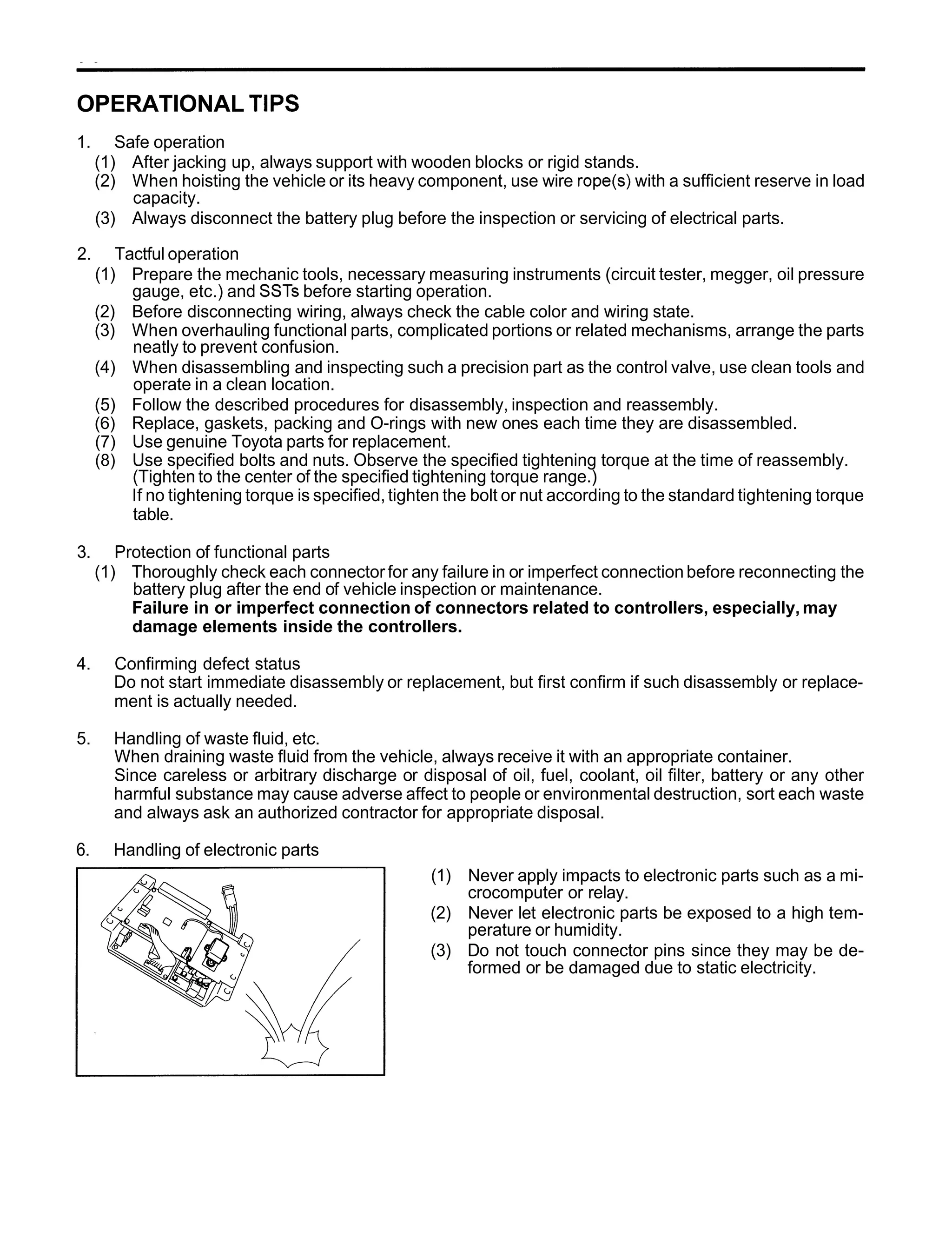 Toyota 7 fbh10 forklift service repair manual | PDF
