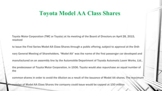 Toyota aa shares.pptx